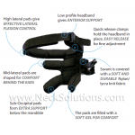 Savant Headrest - Wheelchair Head Control Head Rest