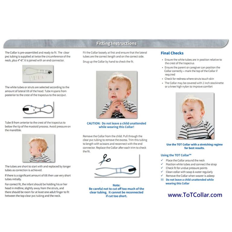 Tot Collar - Torticollis Treatment: Infants, Children & Adults