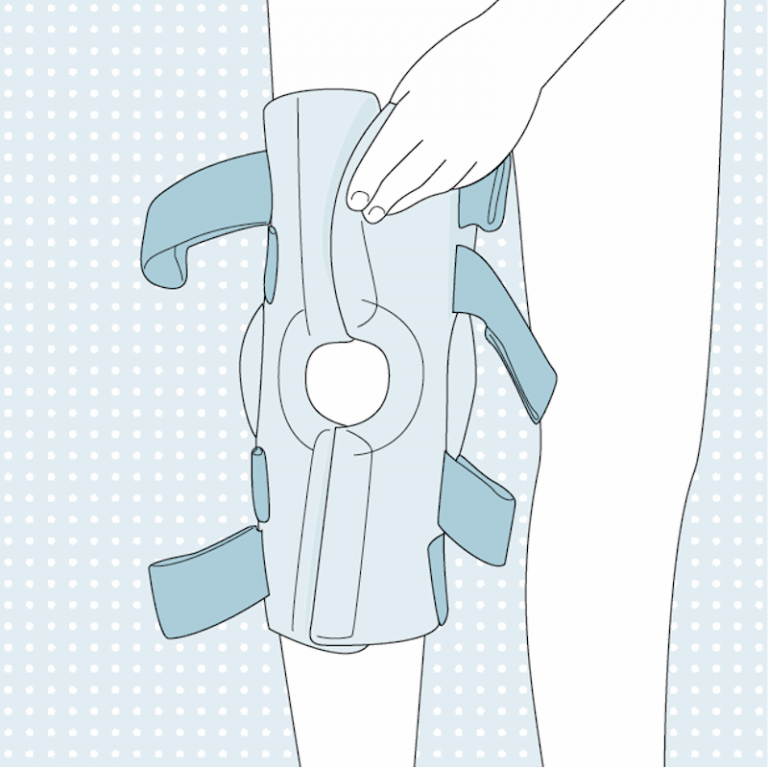 Stabilizer Knee Brace - Stabilizes Weak Leg Muscles