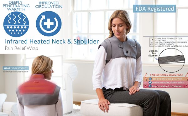 Infrared Neck Wrap - New Technology For Neck Pain Relief