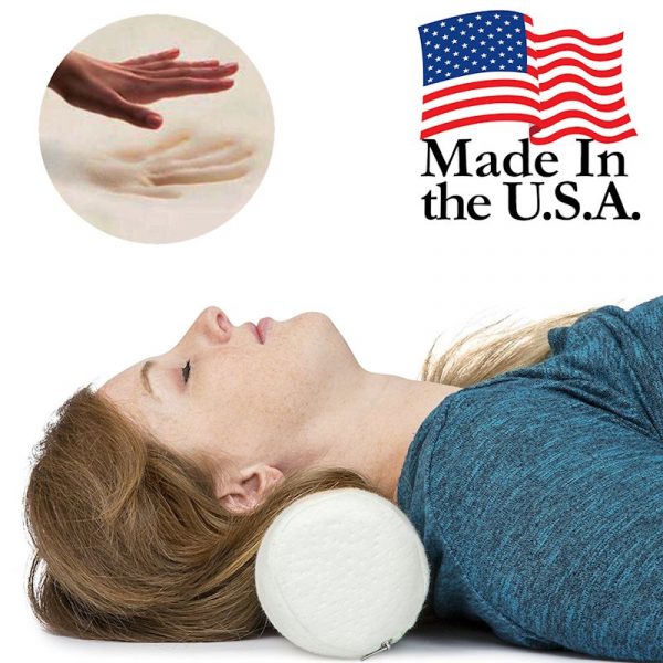Memory Foam Neck Roll Pillow