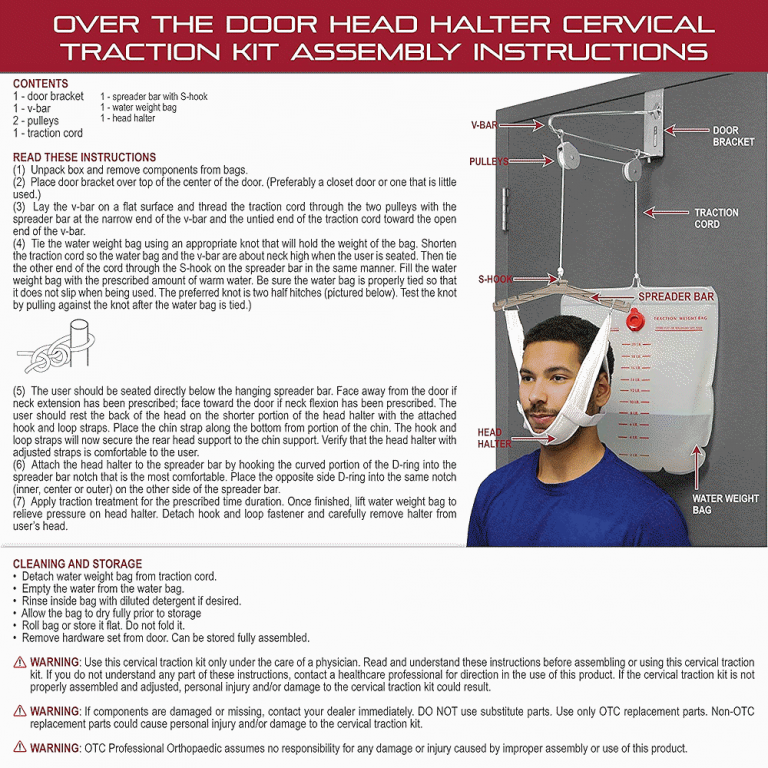 Over Door Traction - Traditional Cervical Traction Device