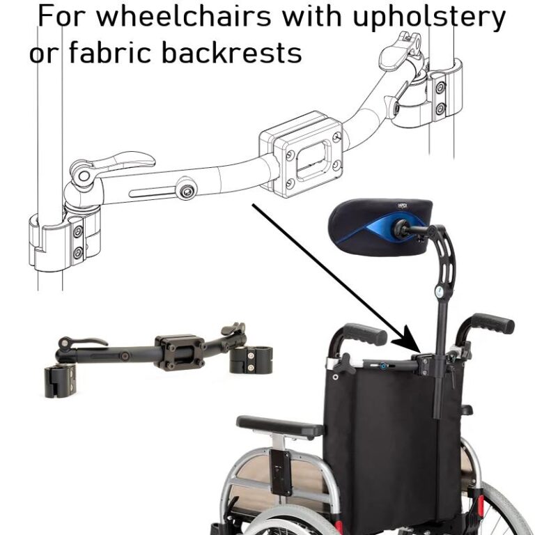 Wheelchair Headrest Adapter - For Regular Wheelchairs