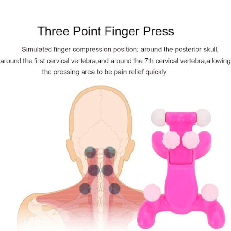 Neck Muscle Relief Tool Treats Neck Pain & Headaches